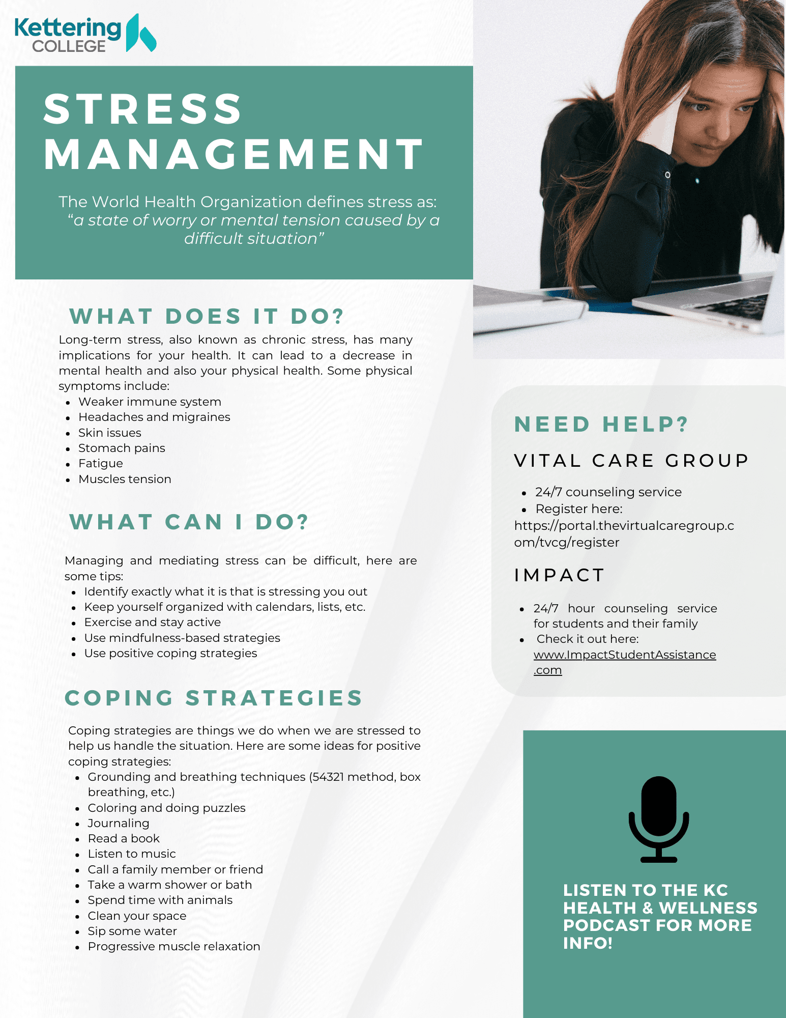 Stress management - Kettering College
